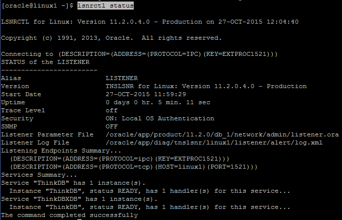 Howtos: Howto listener de Oracle