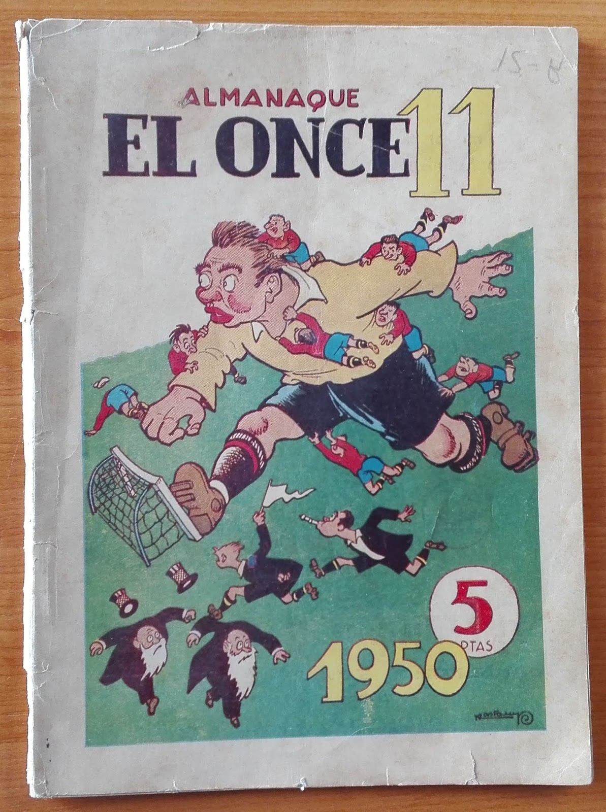 Mi colección de almanaques: Almanaque El once (9 ejemplares)