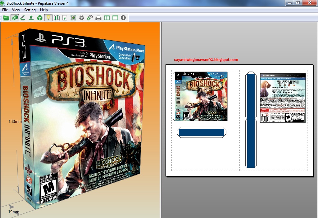 Our World: Papercraft Cover Playstation 3