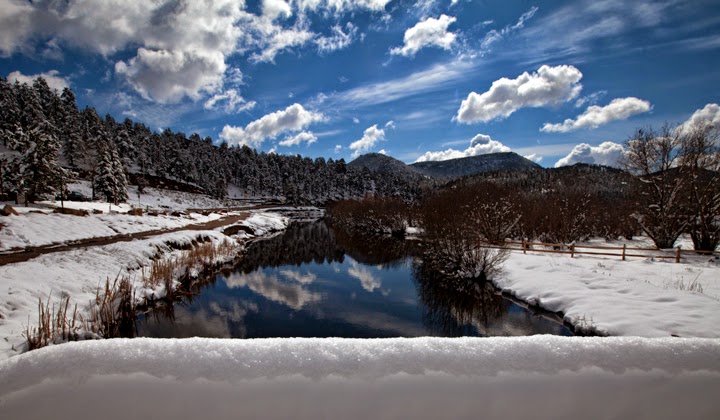 Ken Papaleo: X Marks the Shot: Evergreen, Colorado, Spring Snow Storm.