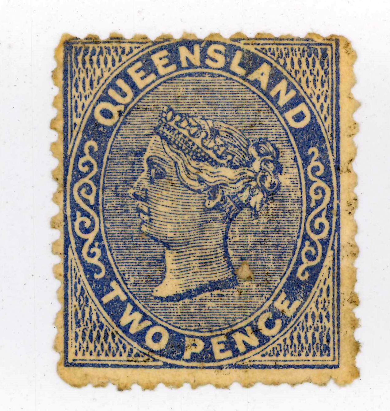 QUEENSLAND 1st SIDEFACE STAMPS 1878/9 by Dr Jeremy Hodes: 2d ...
