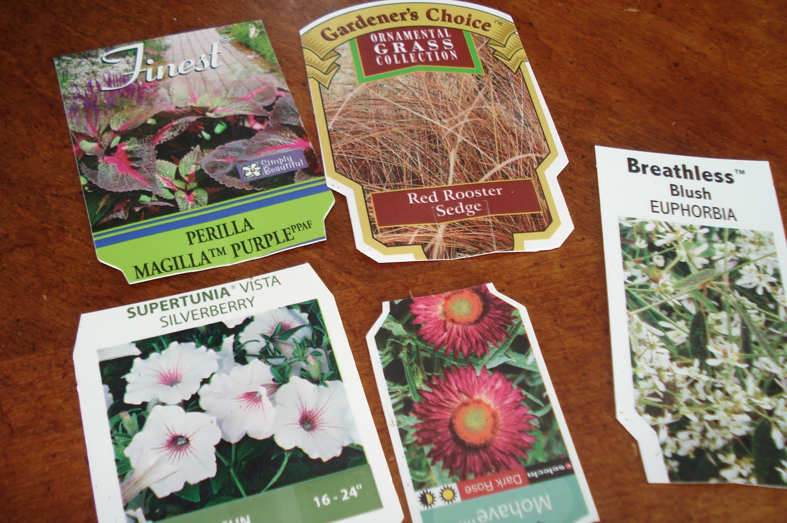 The Home Daybook: Book of plant labels