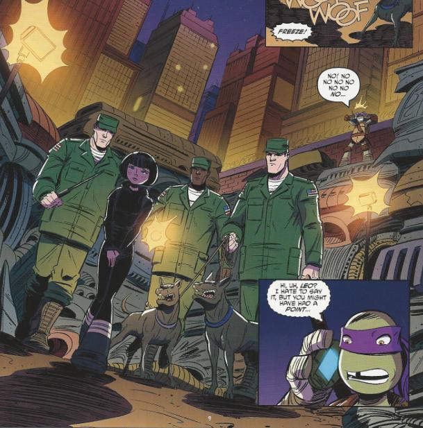 Tmnt Donnie And April Comic