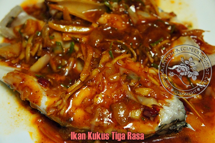 HomeKreation - Kitchen Corner: Three-Flavour Steam Fish (Ikan Kukus ...