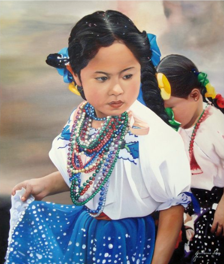 Beautiful Child Paintings By Guillermo Silva
