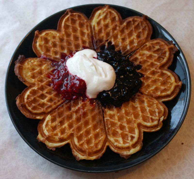 sauvajyvänen: Ihan tavalliset vohvelit