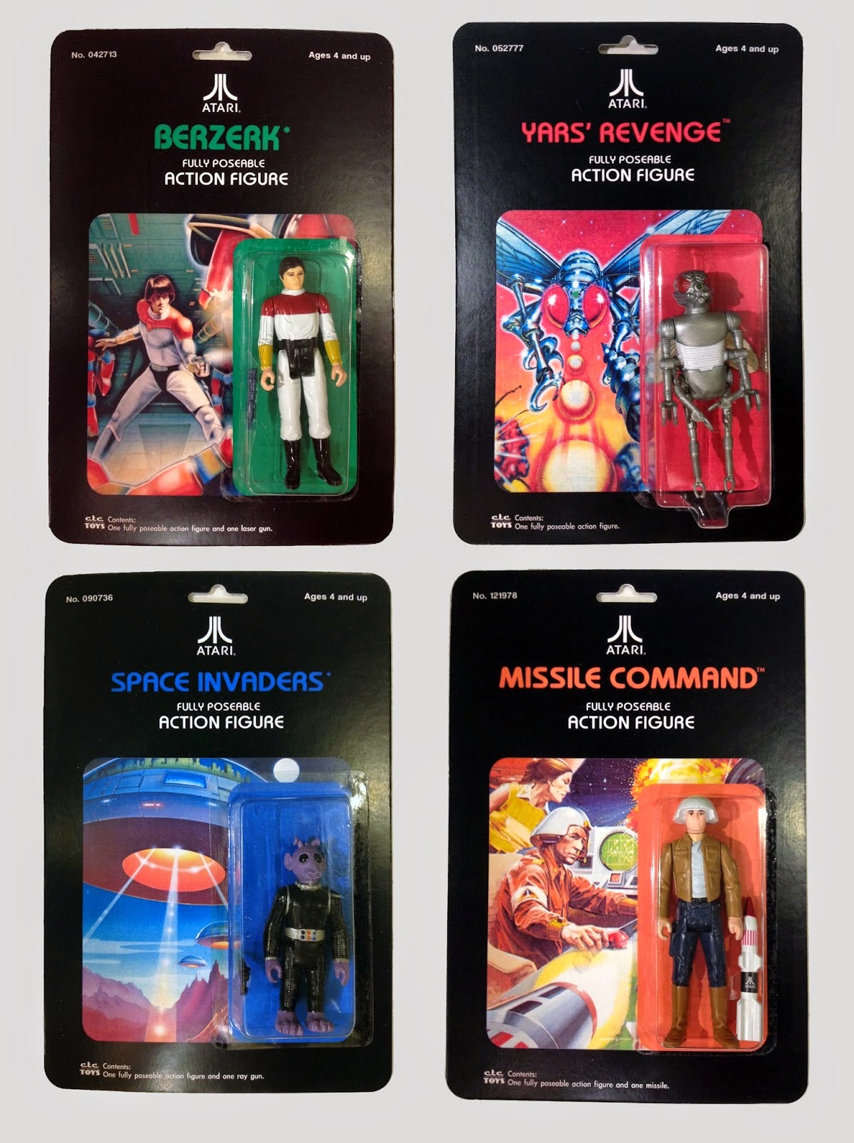 Jeff & Jeff's Pandemonium: Custom made Atari action figures