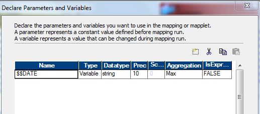 Basic Informatica Tutorial: Mapping Parameters & Mapping variables