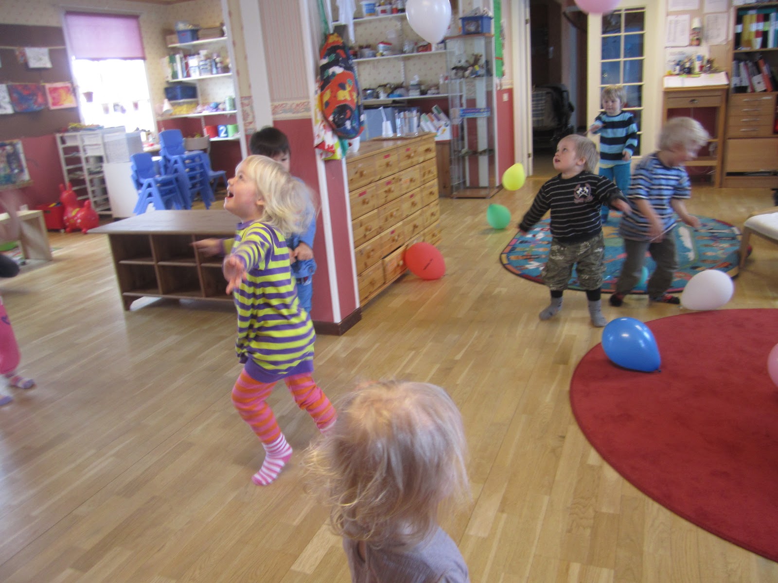 Porfyrgårdens förskoleblogg: Ballongdansen