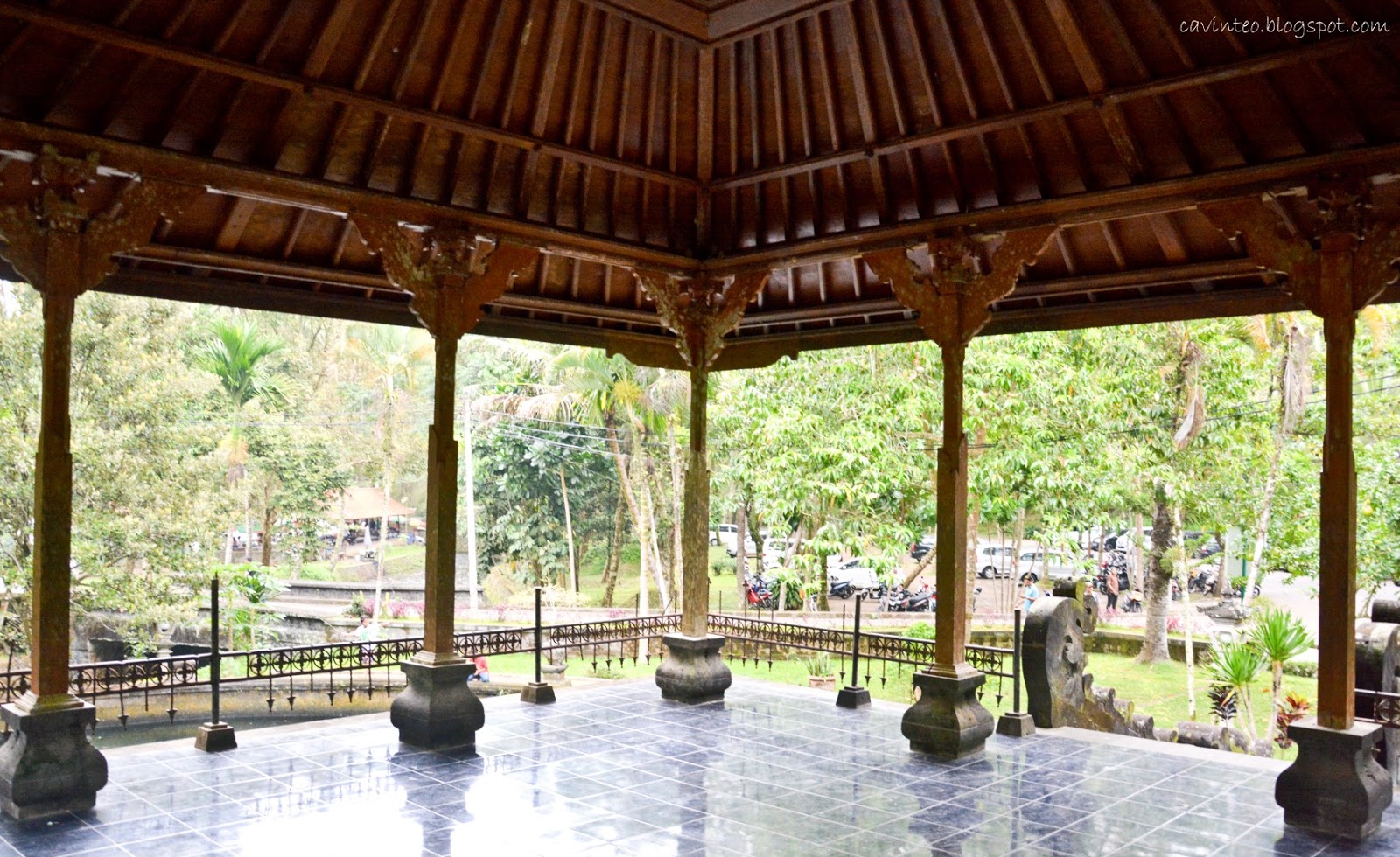 Entree Kibbles: The Pavilion with a Moat beside Pura Tirta Empul (The ...