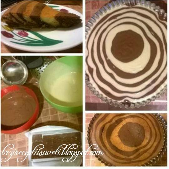 Brzireceptiisaveti.blogspot.com: Zebra kolac
