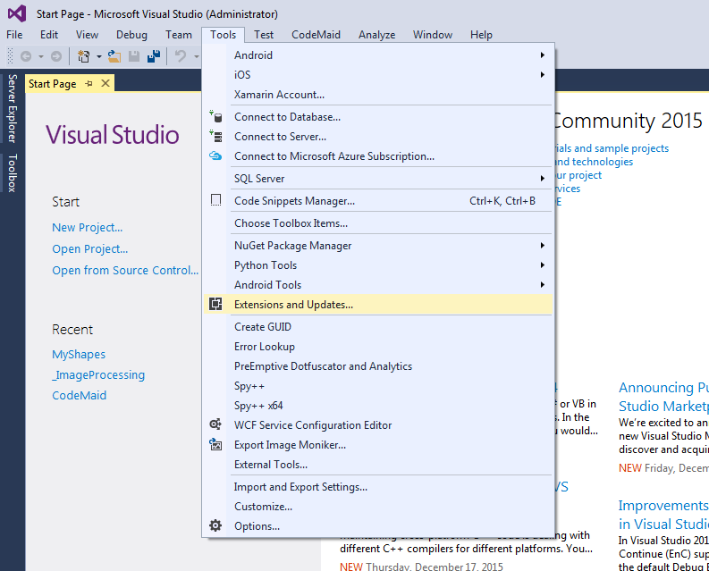 Write Code Refactoring Extensions in Visual Studio 2015 - Development ...