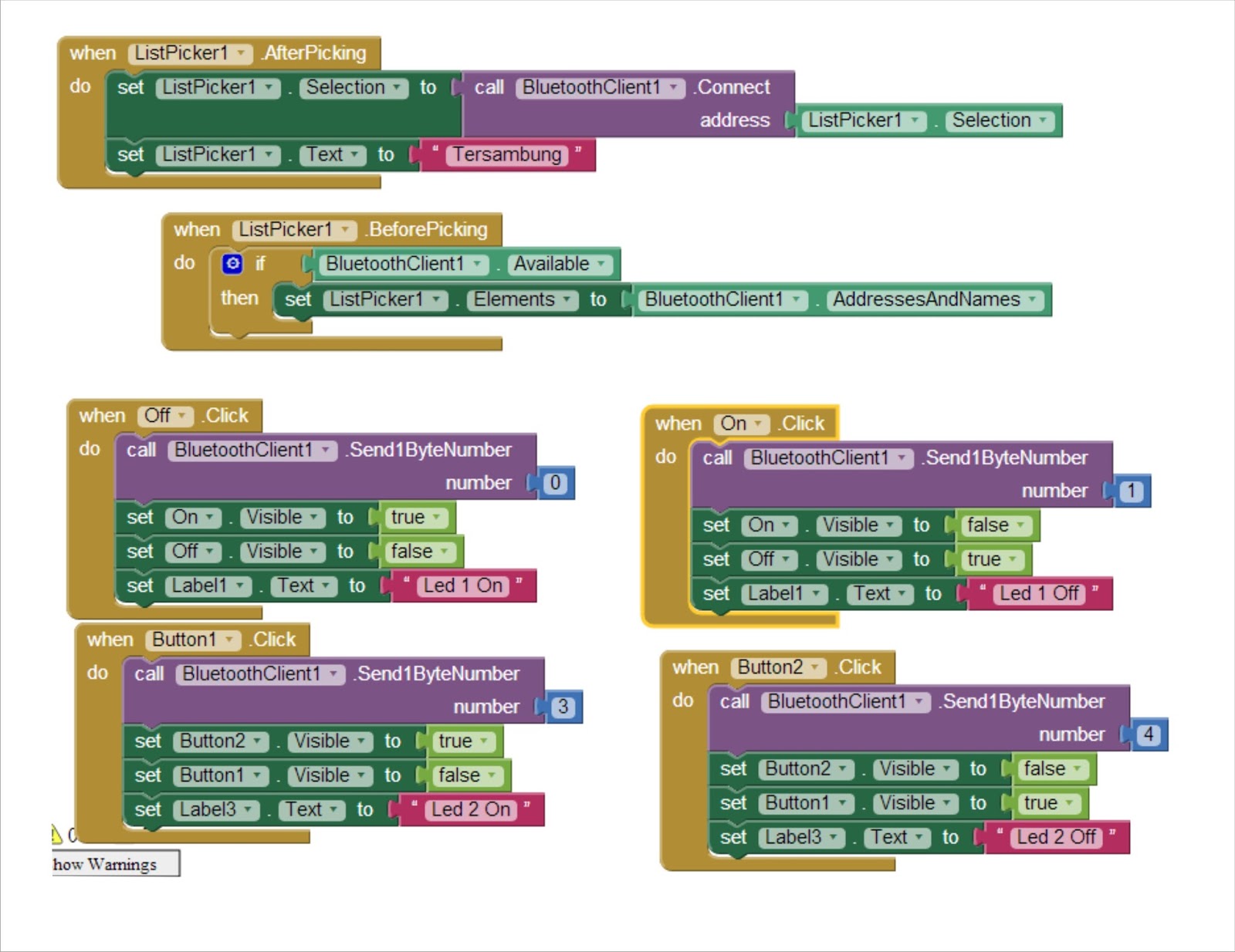 Belajar Arduino: Arduino + Mit app Inventor Belajar Arduino: Arduino + Mit app Inventor