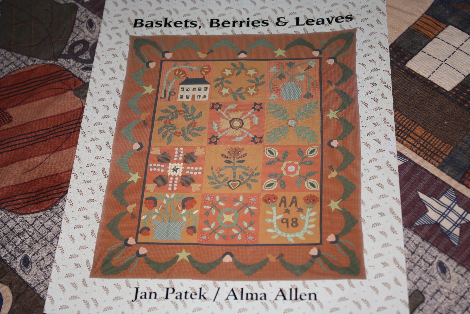 Tom Miner Quilts and Folk Art: Baskets, Berries and Leaves, by Jan ...