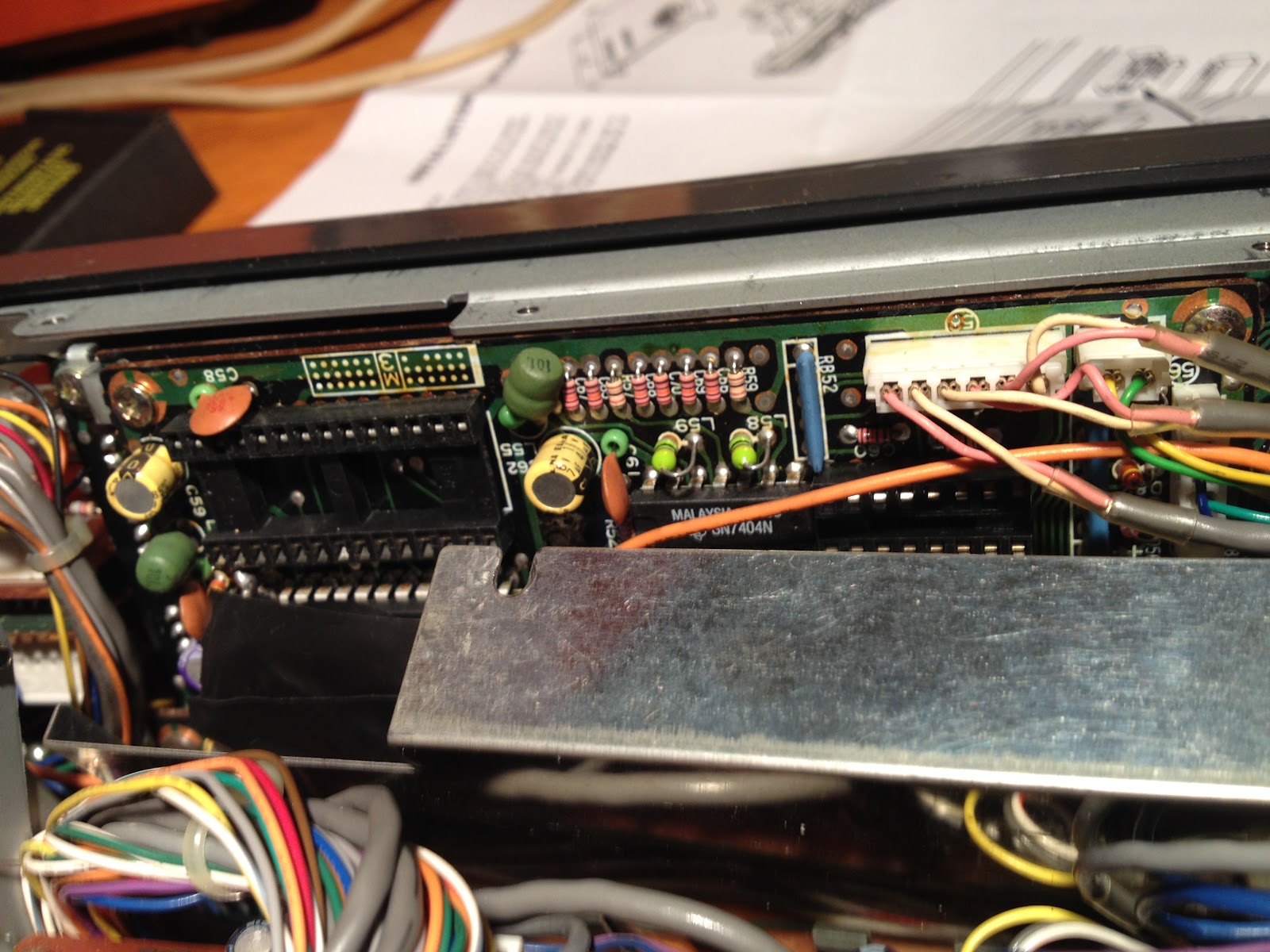 Adventures in Ham Radio: Installing an IC-10 kit into a Kenwood TS-440S ...