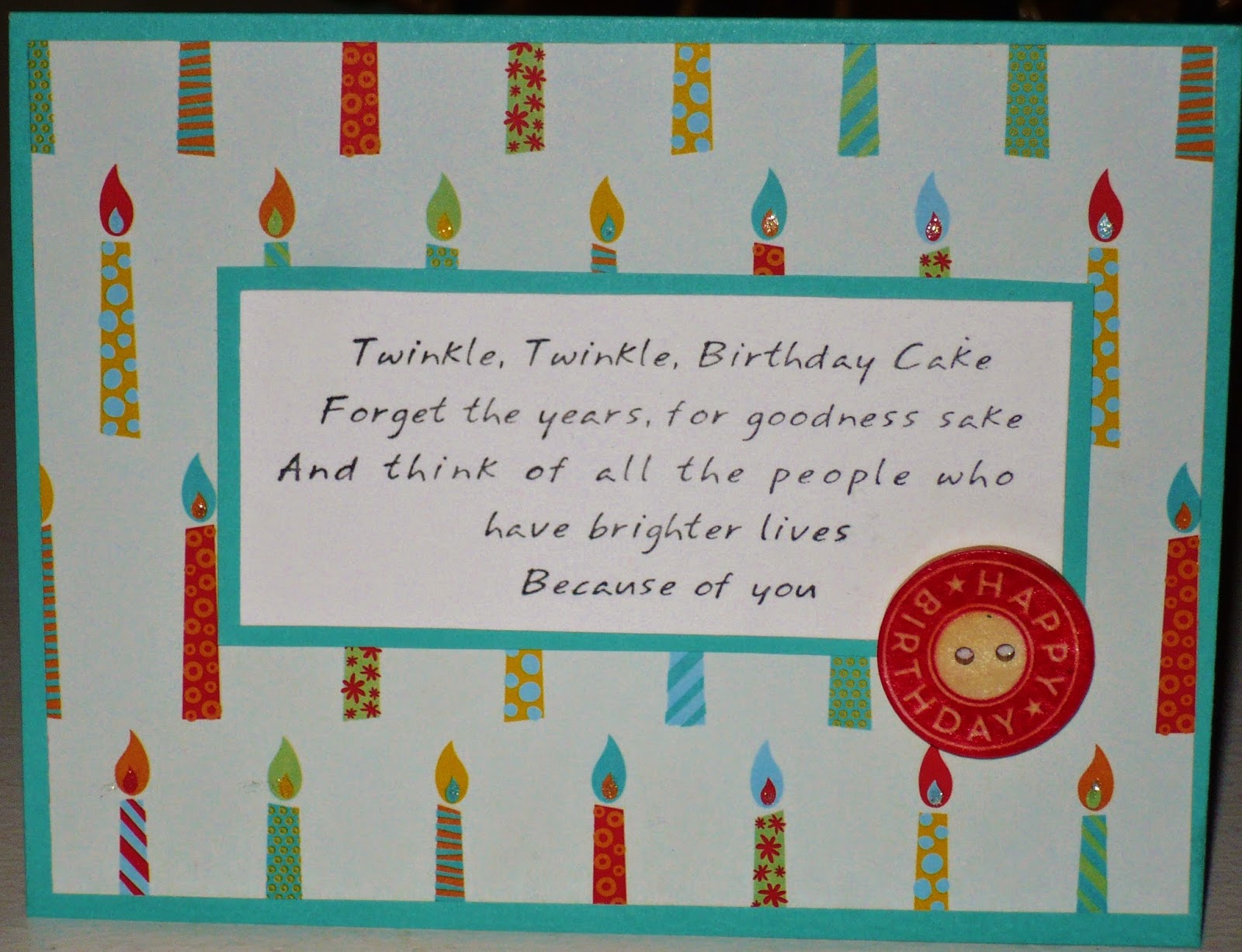 stamping muses: Verses Birthday Card