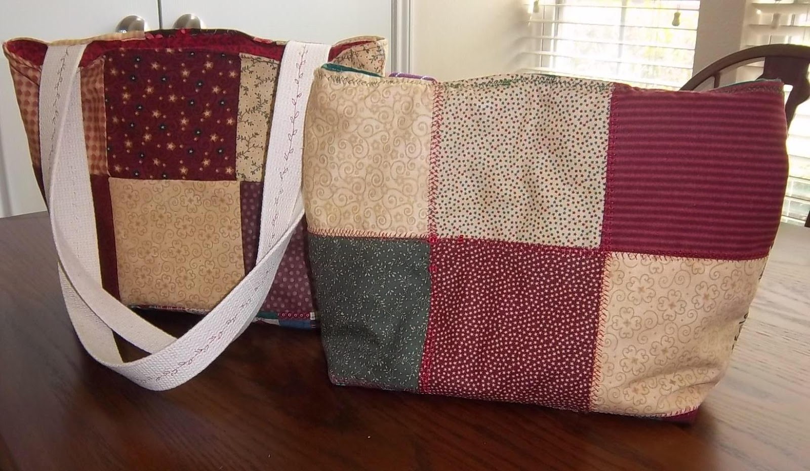 Learning To Sew: Patchwork Bags & Fabric Strips