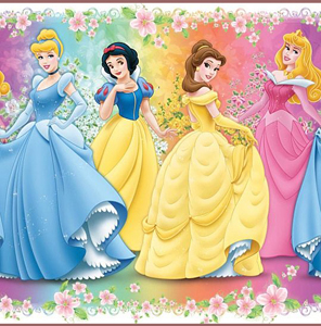 Furniture: Wallpaper For Kids Rooms Princess Motif