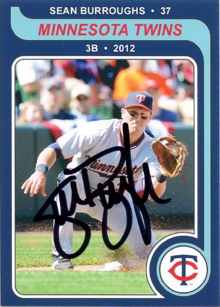 Minnesota Sports Autograph Project: SEAN BURROUGHS
