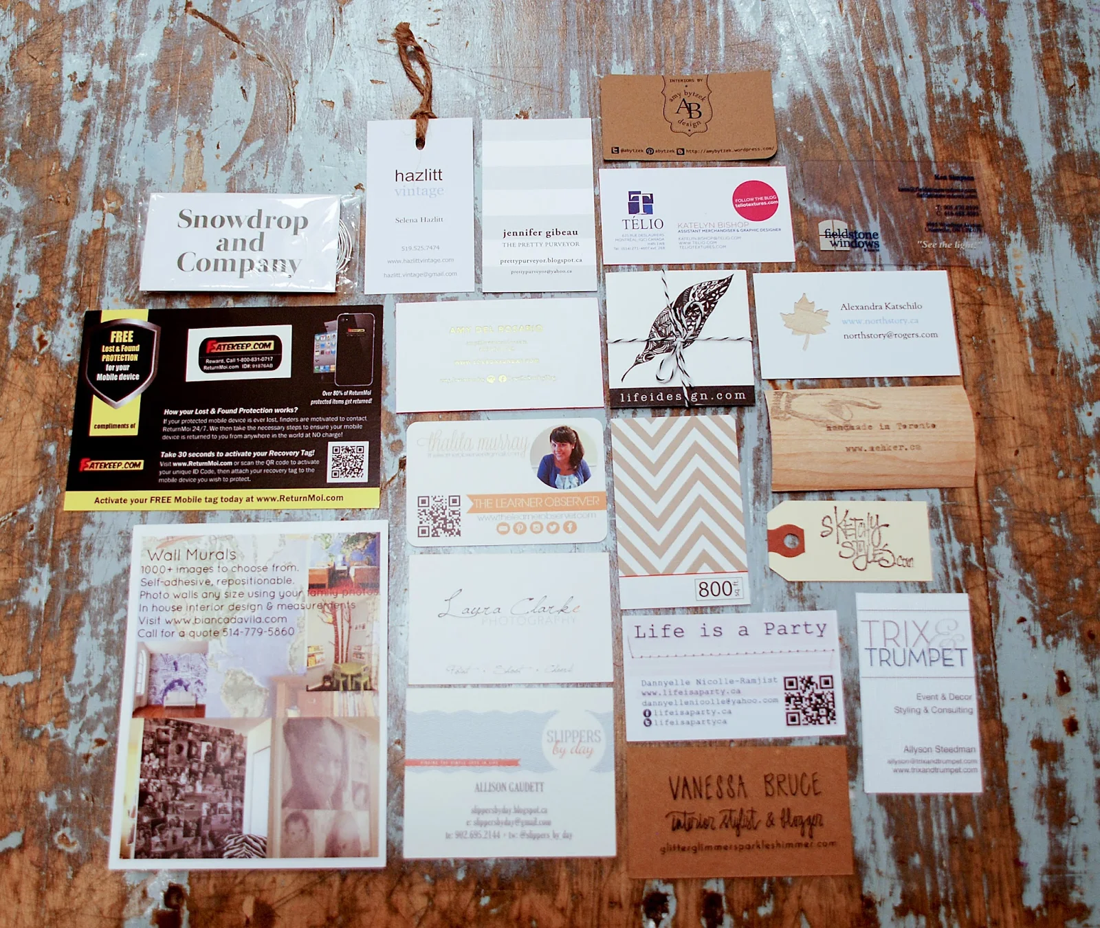 Blogger Business Card Inspiration - Rambling Renovators