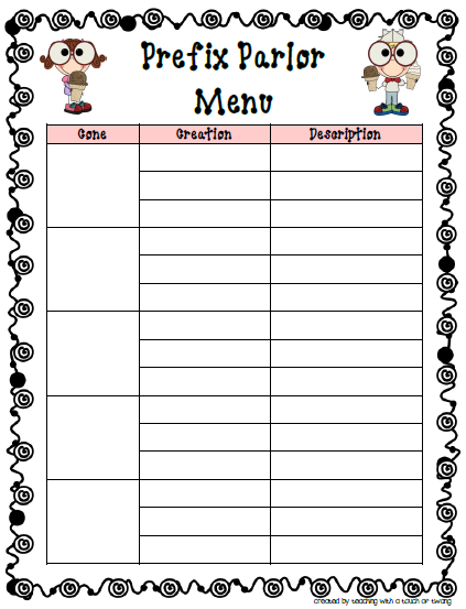 Teaching with a Touch of Twang: Prefix Parlor Pin It and Win It Flash ...