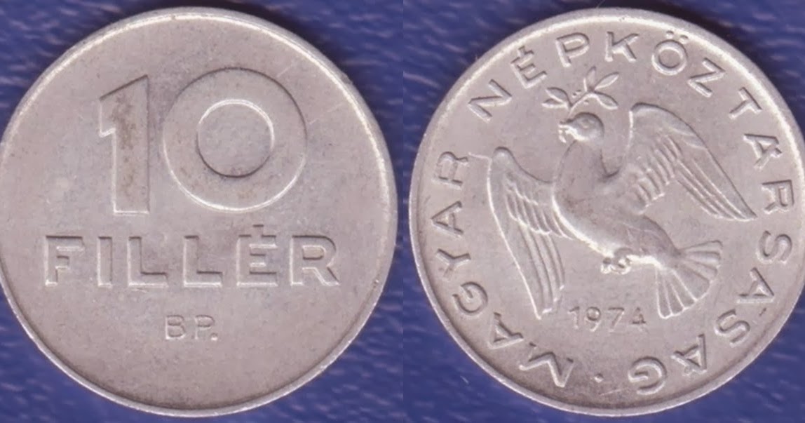 My coins collection: 10 Fillér 1967-1989
