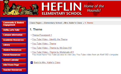 Area B Technology: Amazing Teacher Webpages at Heflin Elementary
