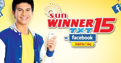 Sun WINNER Text 15 promo gives you unlimited texts with calls and free ...