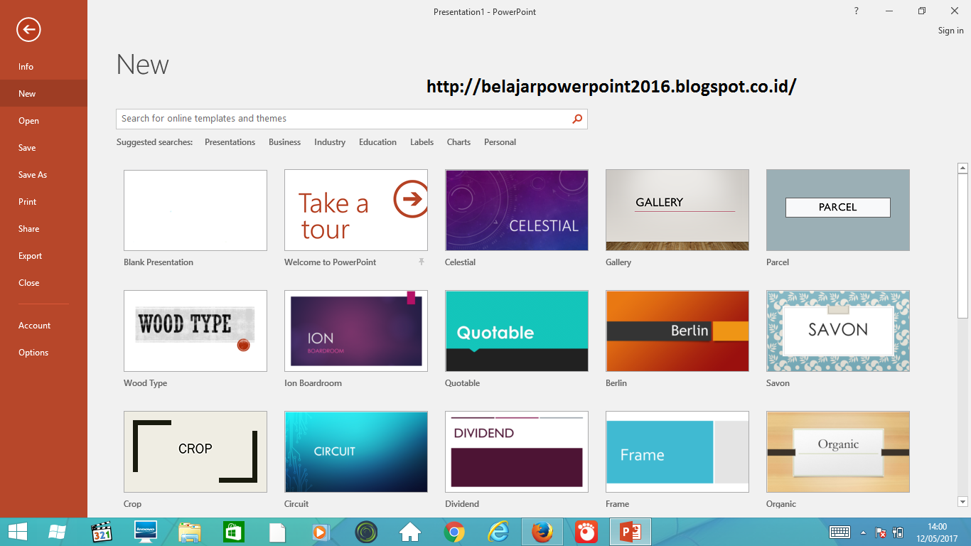 Mengenal Dasar- Dasar POwer Point 2016 - Belajar Ms Power Point 2016