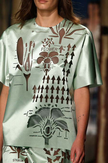 Fashion and Sarcasm: LFW: Dissecting Flowers at Christopher Kane Spring ...
