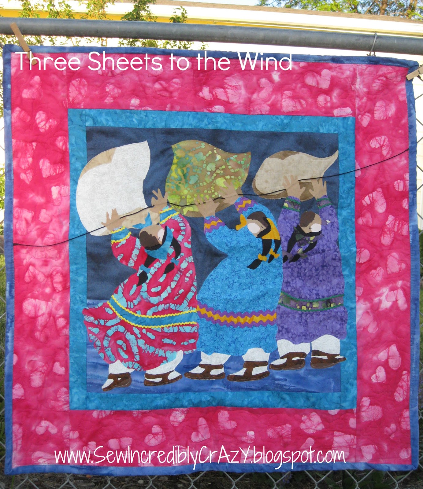 Sew Incredibly Crazy: Three Sheets to the Wind