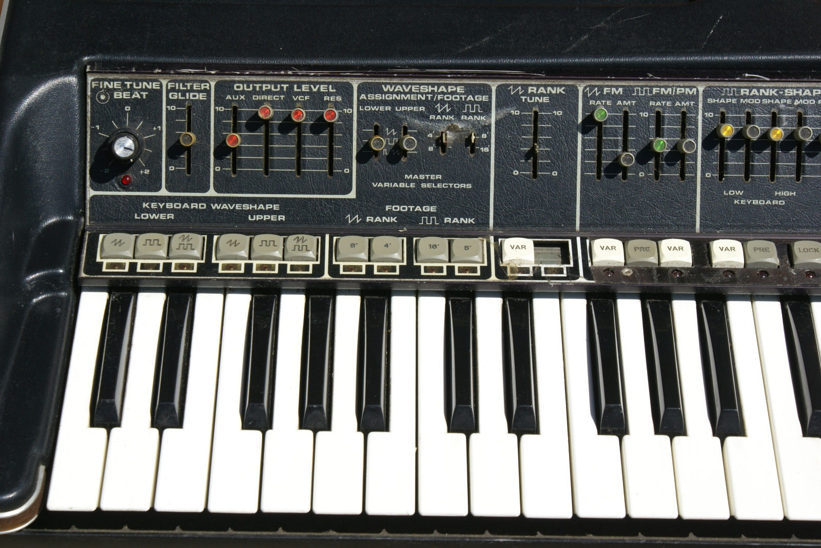 MATRIXSYNTH: Moog Polymoog Keyboard Synthesizer 203a Prototype Museum Piece