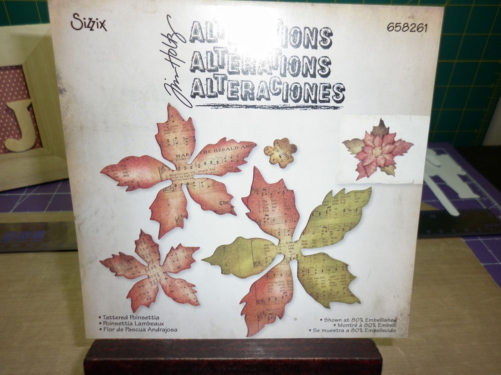 The Beginning Of A Masterpiece: Tim Holtz: Tattered Poinsettia Die