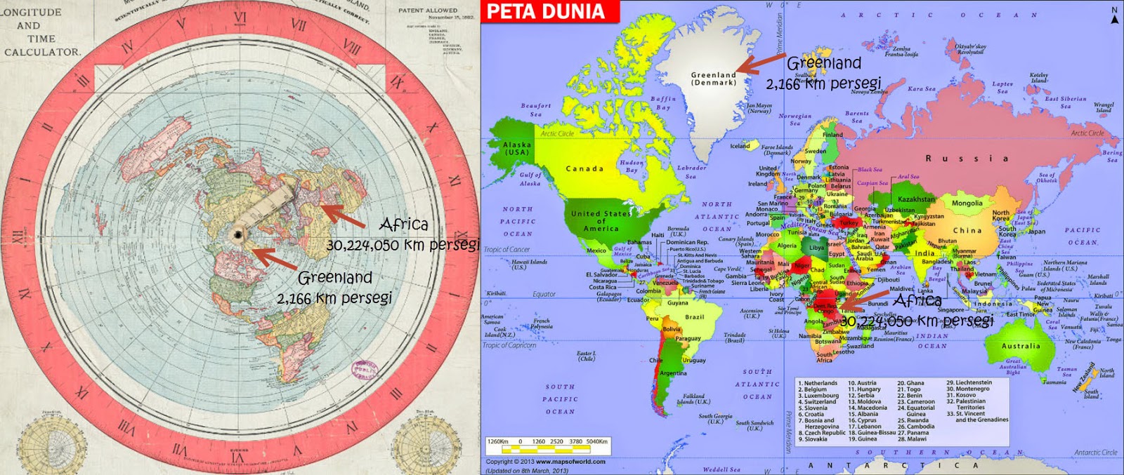 Peta Datar Indonesia
