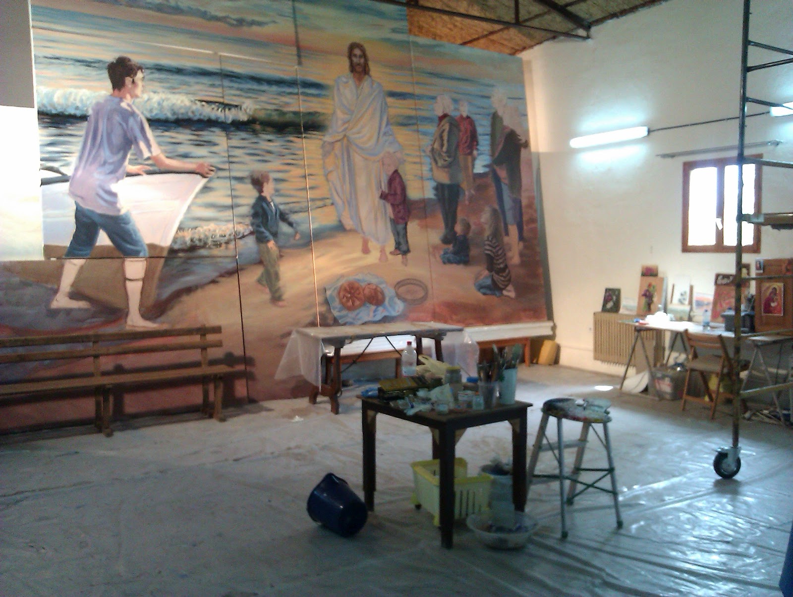 Curso de dibujo y pintura: Visita al taller de artista