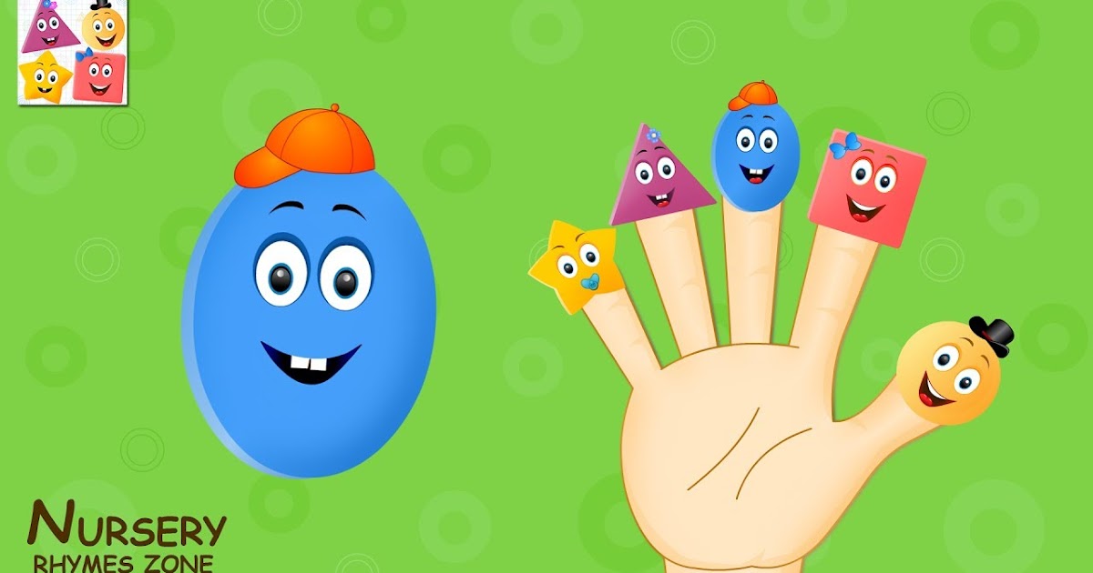 shapes finger family| learn shapes| #fingerfamily | Nursery Rhymes Zone