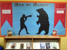 Library Displays: Man vs. Nature