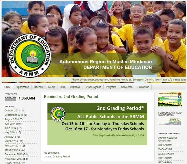 Deped, Divison of ARMM | DEPED WEBSITES