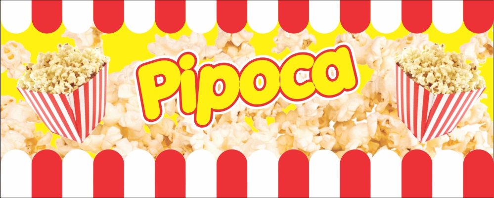 Carlos Profício-Designer Gráfico: Adesivo para carrinho de pipocas