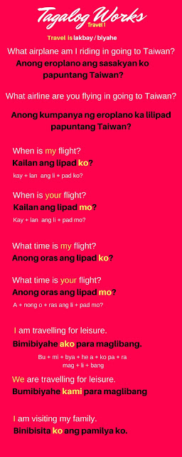 Question and answer in Tagalog