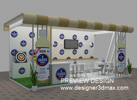 JASA DESAIN 3D INTERIOR GAMBAR EKSTERIOR: Jasa design booth sampling ...