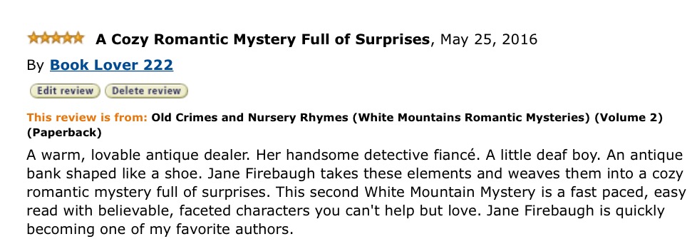 Carol Ann Kauffman's VISION and VERSE : Old Crimes and Nursery Rhymes ...