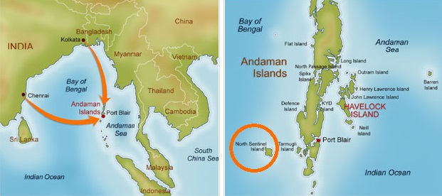 Herdeiro de Aécio: AS ILHAS SENTINELAS DO NORTE E OS SENTINELESES