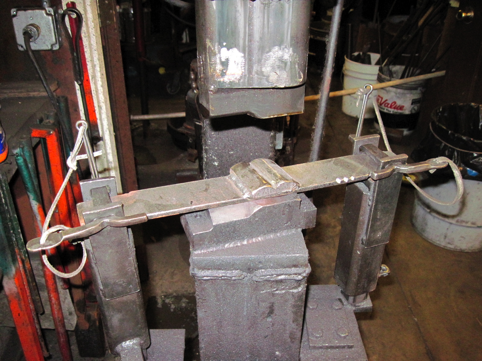 Persimmon Forge: Professional Blacksmithing: Power Hammer Die Saddles