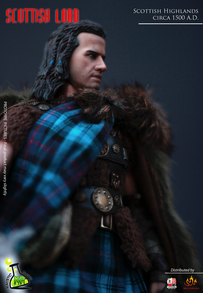 toyhaven: Kaustic Plastik's New 1/6th scale Scottish Warrior is 12-inch ...