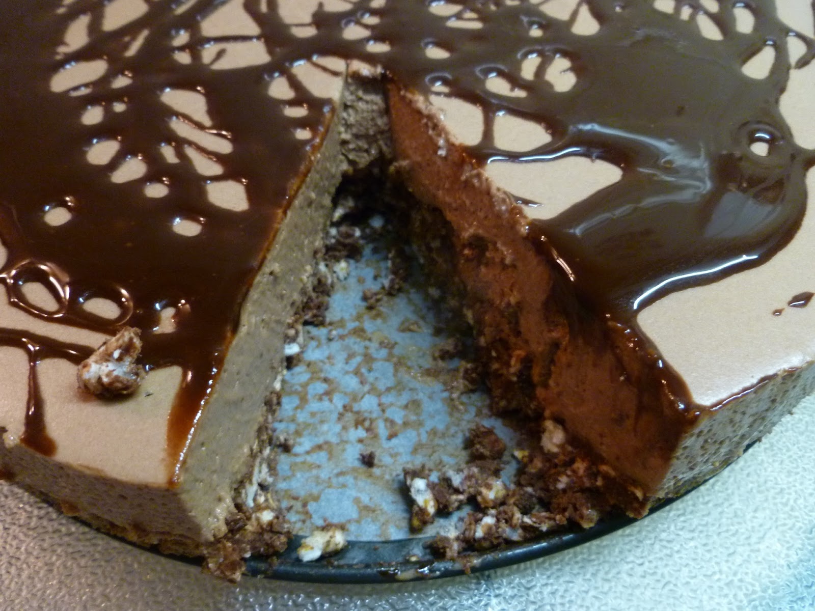 Mariplateau: Τούρτα cheesecake με σοκολάτα και ρυζογκοφρέτα!