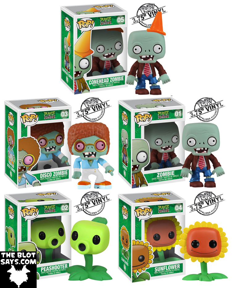 The Blot Says...: Plants vs. Zombies Pop! Vinyl Figures by Funko