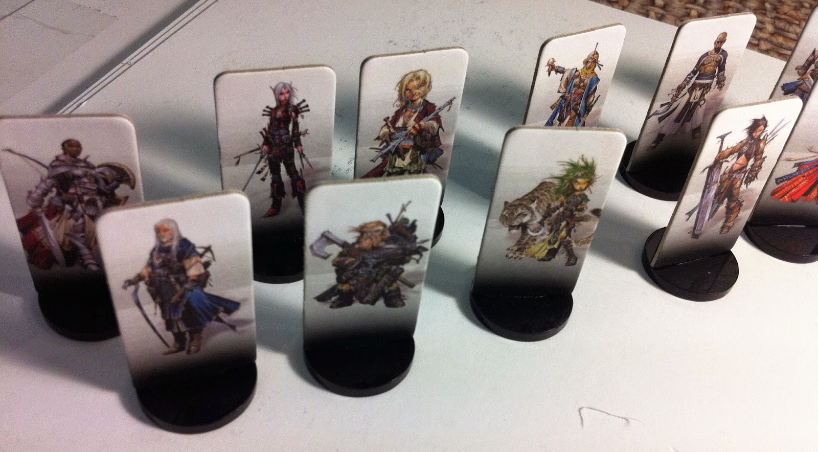 Настольные игры ручной работы Хана Тохтамыша: Pathfinder Tokens