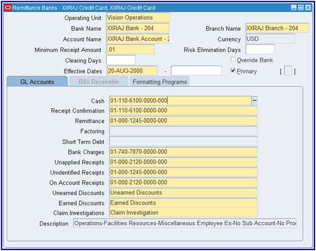 Oracle Applications: Oracle R12 Credit Card Payments Setups and Process