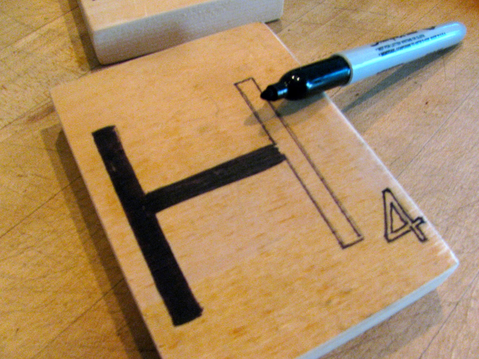 MAY DAYS: DIY ~ THANKFUL Scrabble Blocks